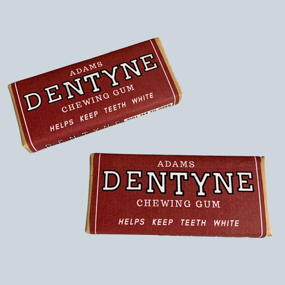 Vintage Chewing Gum Prop Empty Packet Candy Vintage Confectionary WW2 ...