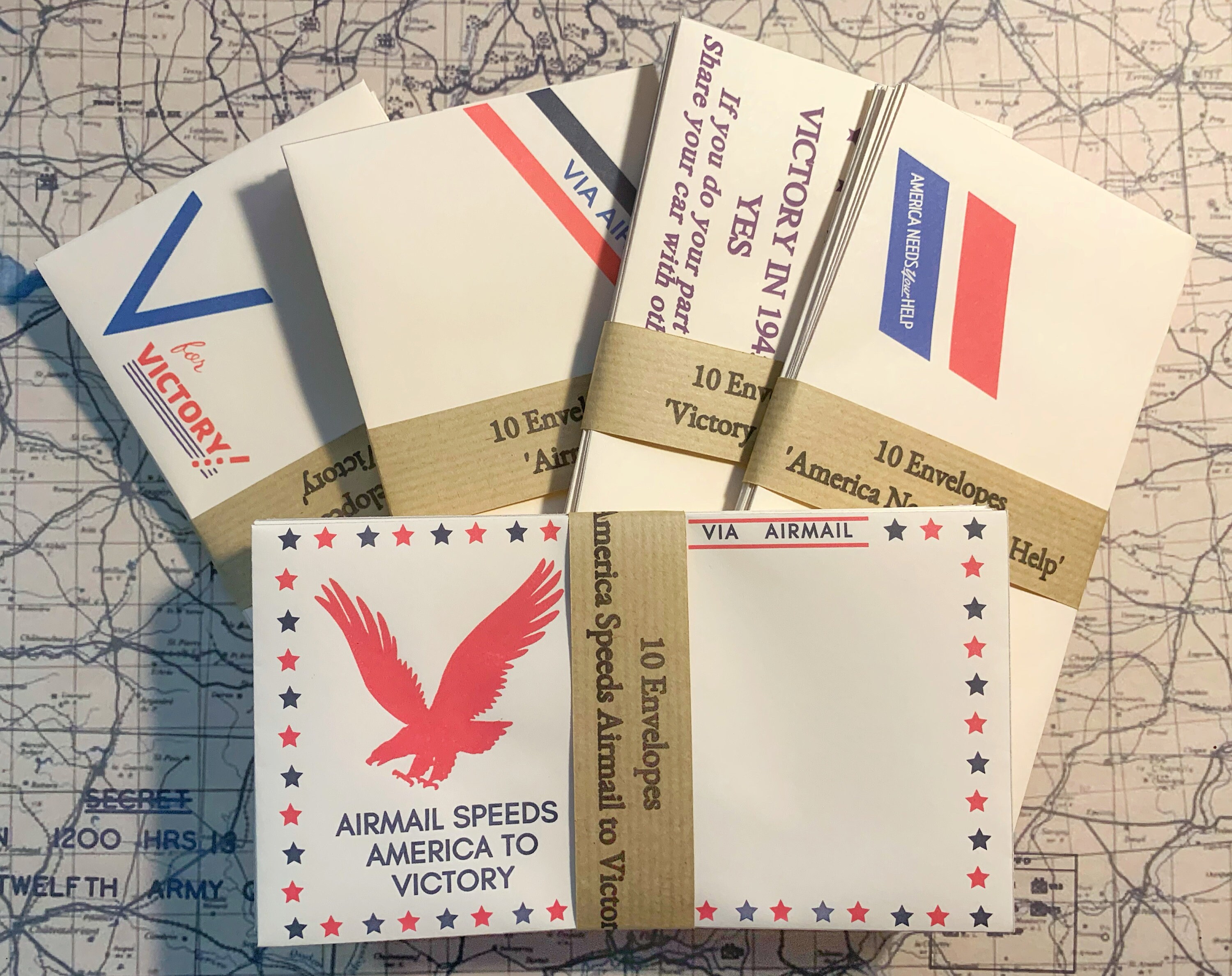 Collectibles Memorabilia Militaria Repro Vintage Letters Morale ...