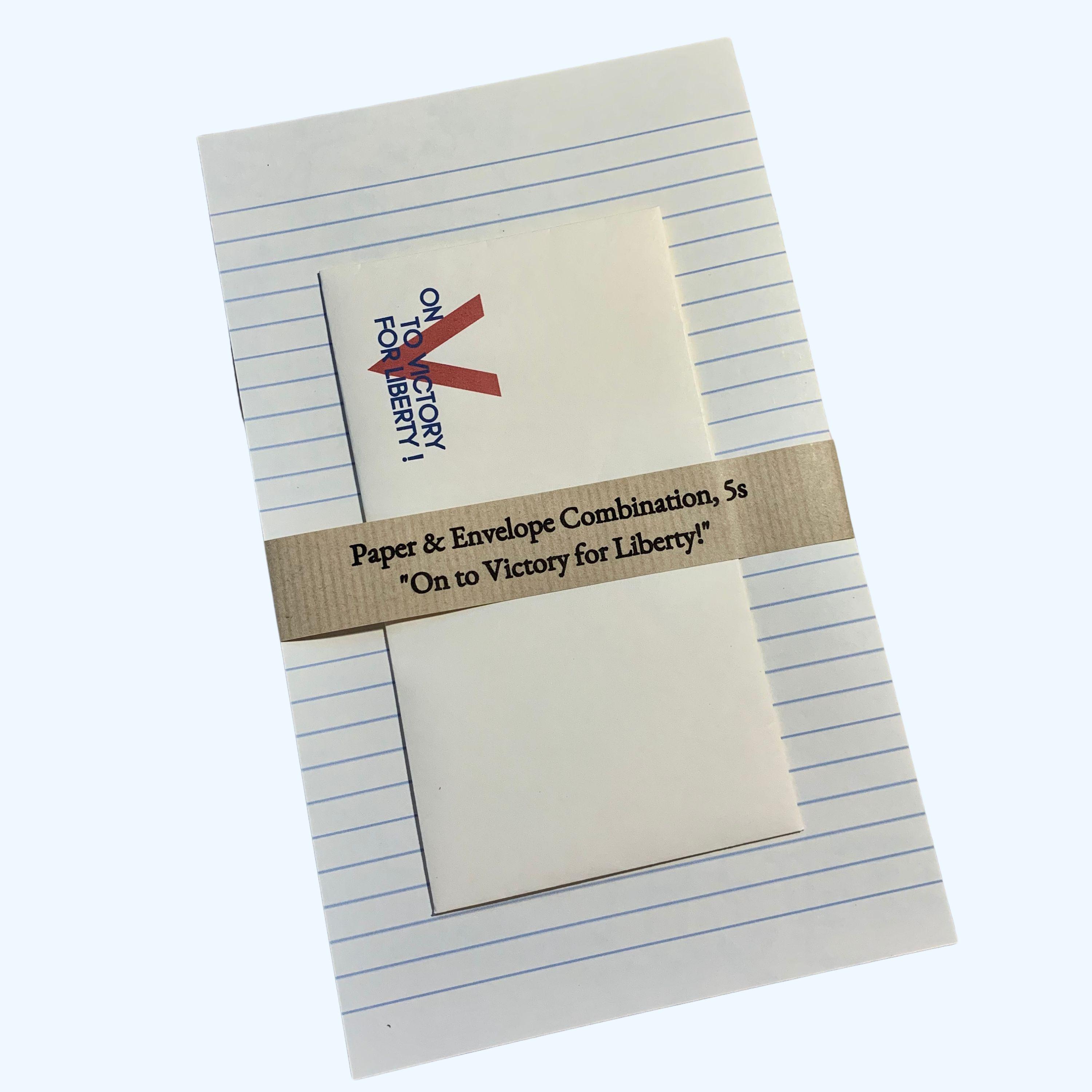 WW2 Era US Letter Writing Set "onto Victory for Liberty", Replica ...