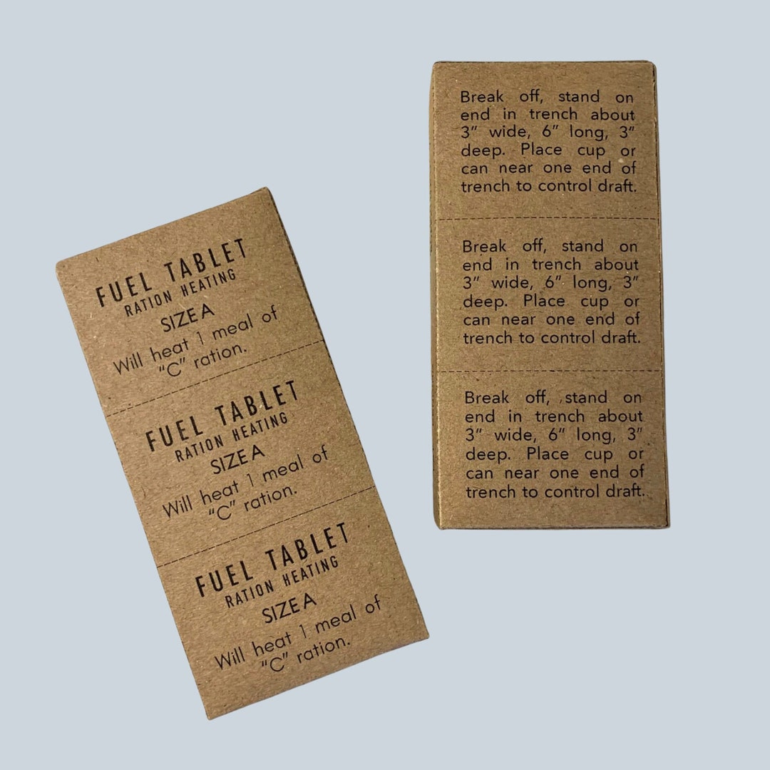 Fuel Tablet Boxes, US Army Reproduction WW2 WWII Era repro - Etsy