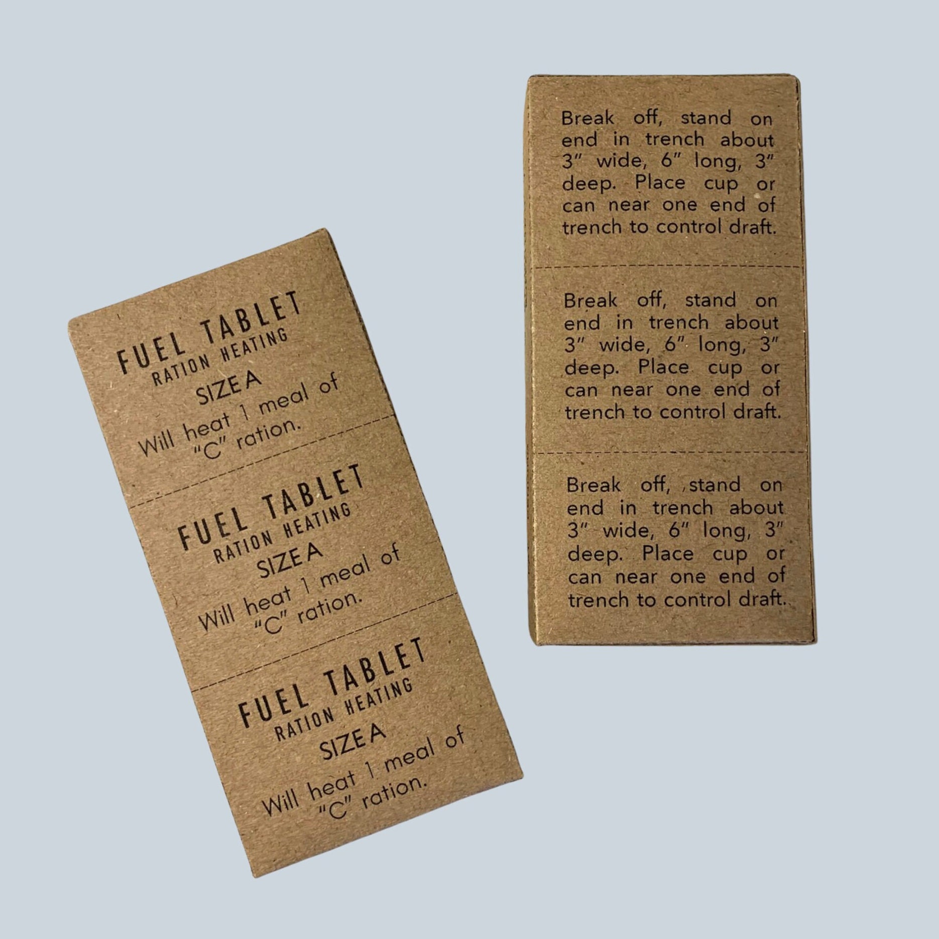 Fuel Tablet Boxes, US Army Reproduction WW2 WWII Era repro - Etsy