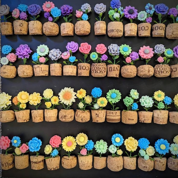 Cork Magnets - Etsy