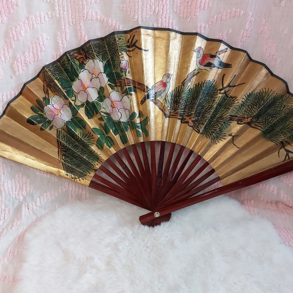 Large Folding Wall Fan Decor - Etsy