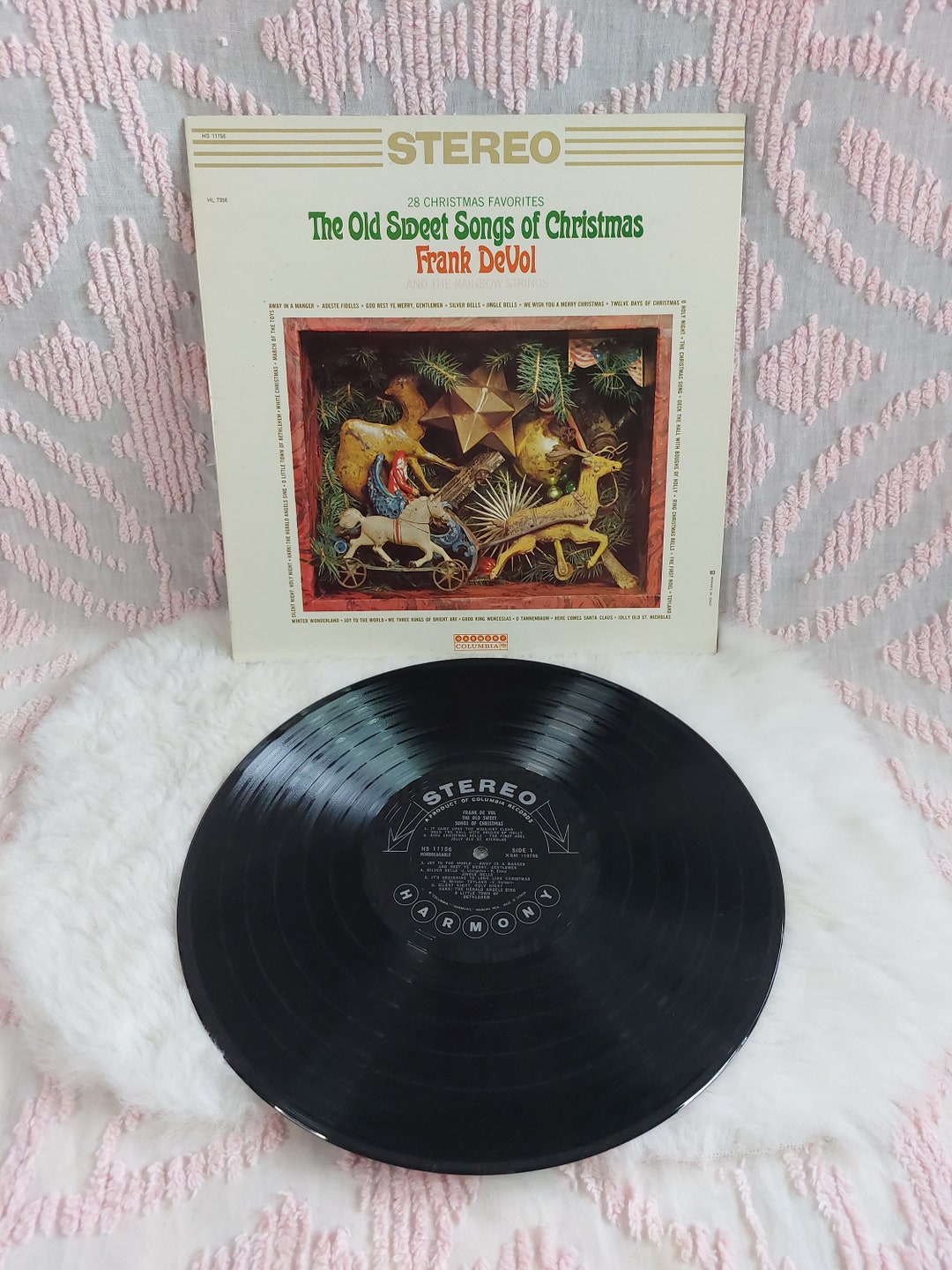 Vintage 60s Frank Devol and the Rainbow String 28 Christmas Favorites ...