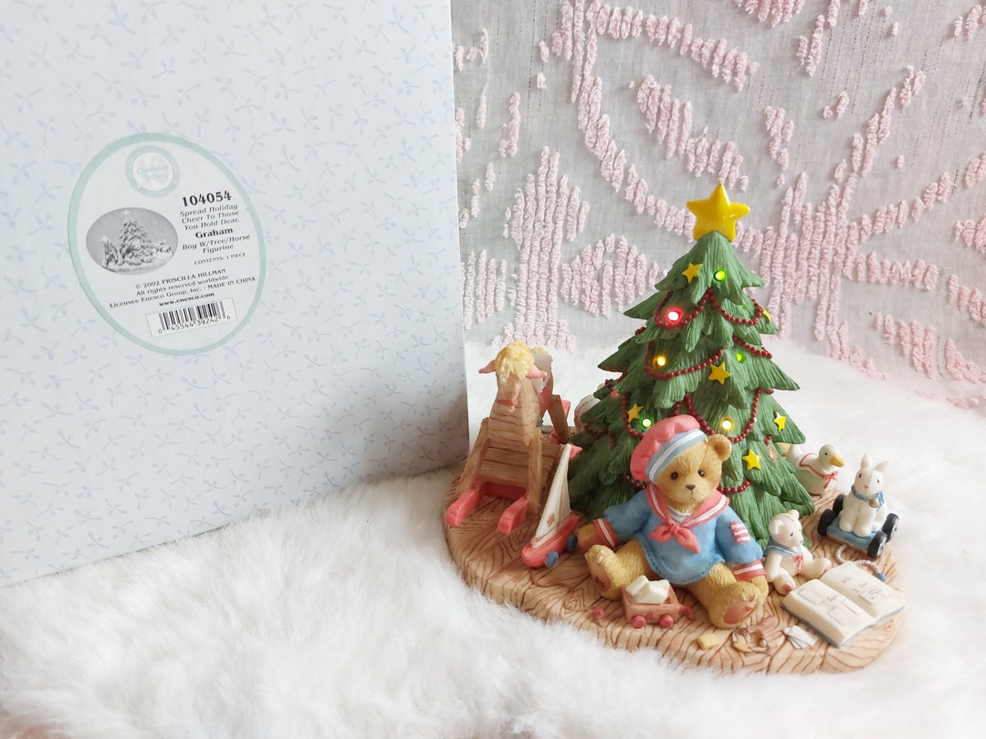 Cherished Teddies 104054 Holiday Cheer Graham Lights up Limited Edition ...