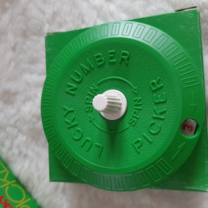 Vintage Lucky Number Spin Picker 4 Dia Made in Canada - Etsy