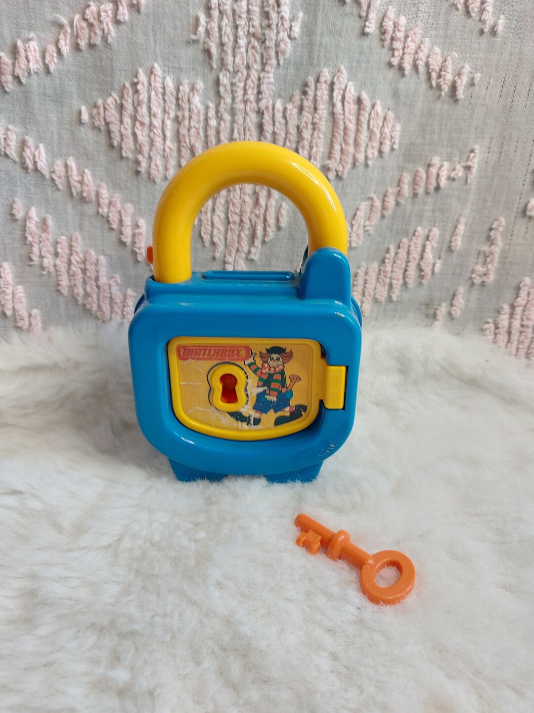 Vintage 1980's RARE Matchbox BHS Money Box Piggy Bank Padlock Toy With ...