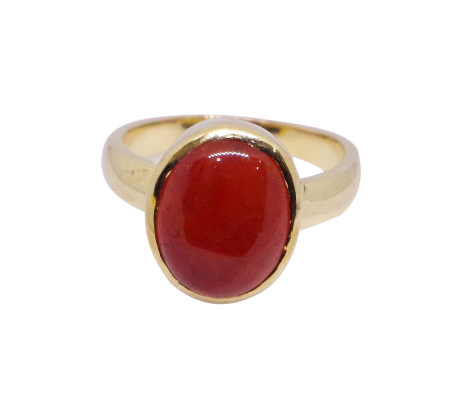 Natural Oval ITALIAN CORAL moonga 425 Ratti to 9.25 Ratti in | Etsy