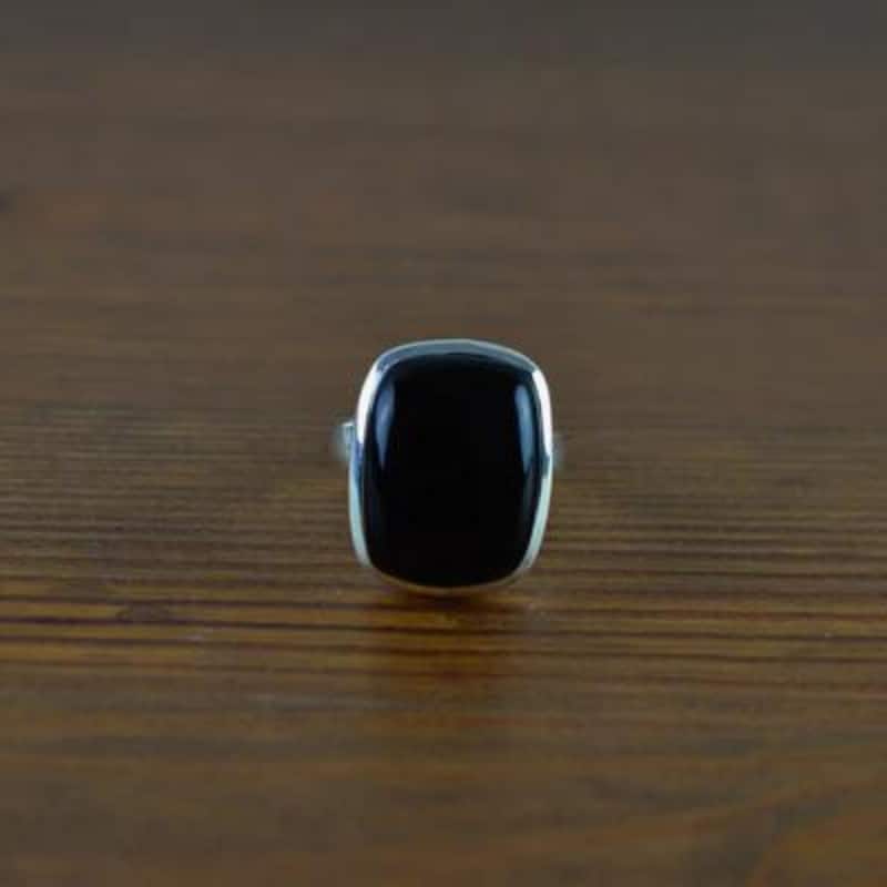 Black Onyx Ring - Etsy