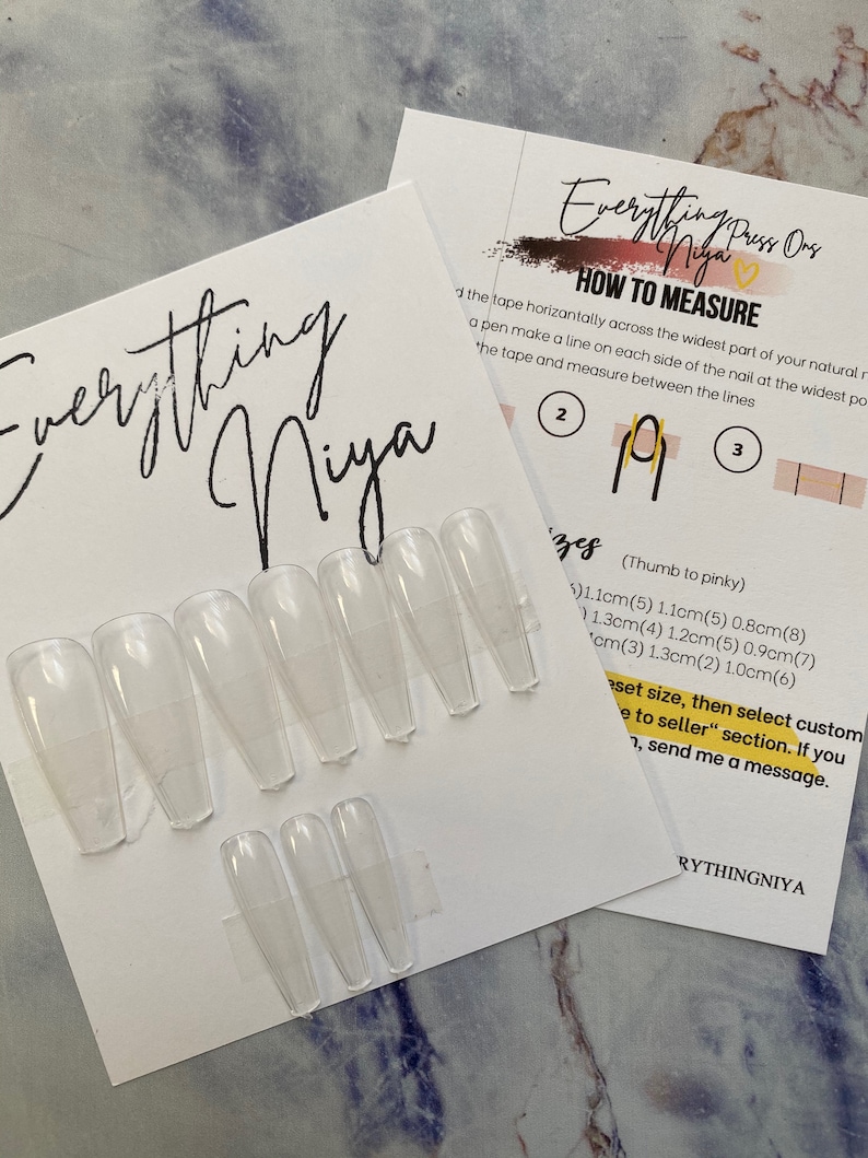 NAIL SIZING KIT - Etsy