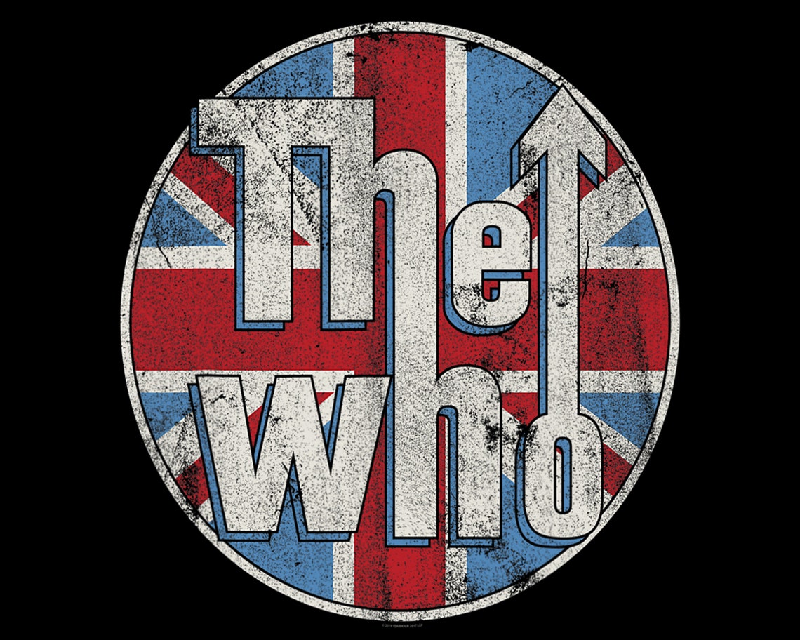 The Who Official Distressed Union Jack Circle Logo Design | Etsy
