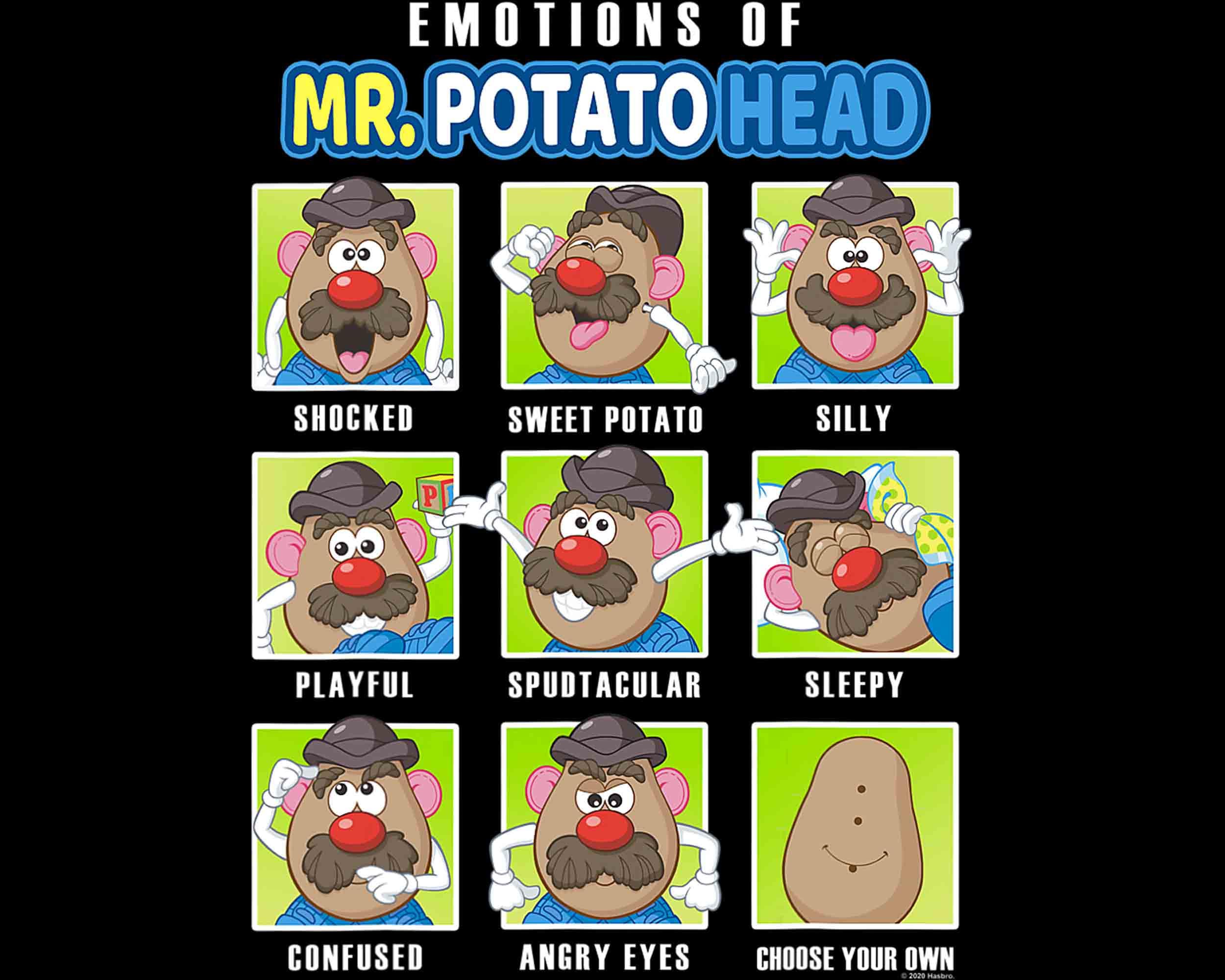 Mr. Potato Head Emotions Box Up Design Mr Potato Digital Mr | Etsy