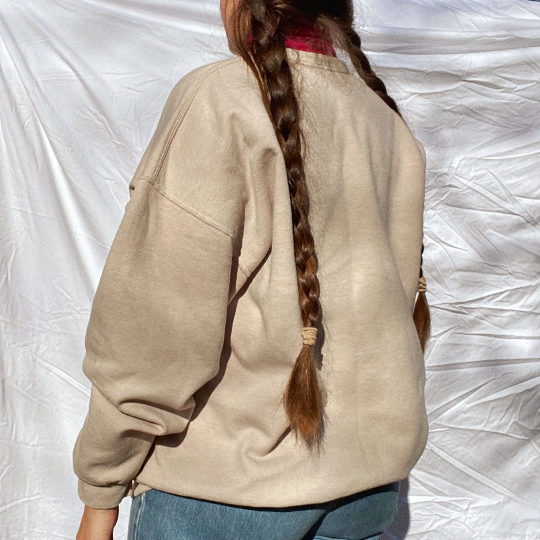 Cozy Sweatshirt Upcycled With Dresden Plate Flower Hidden Pocket Design ...