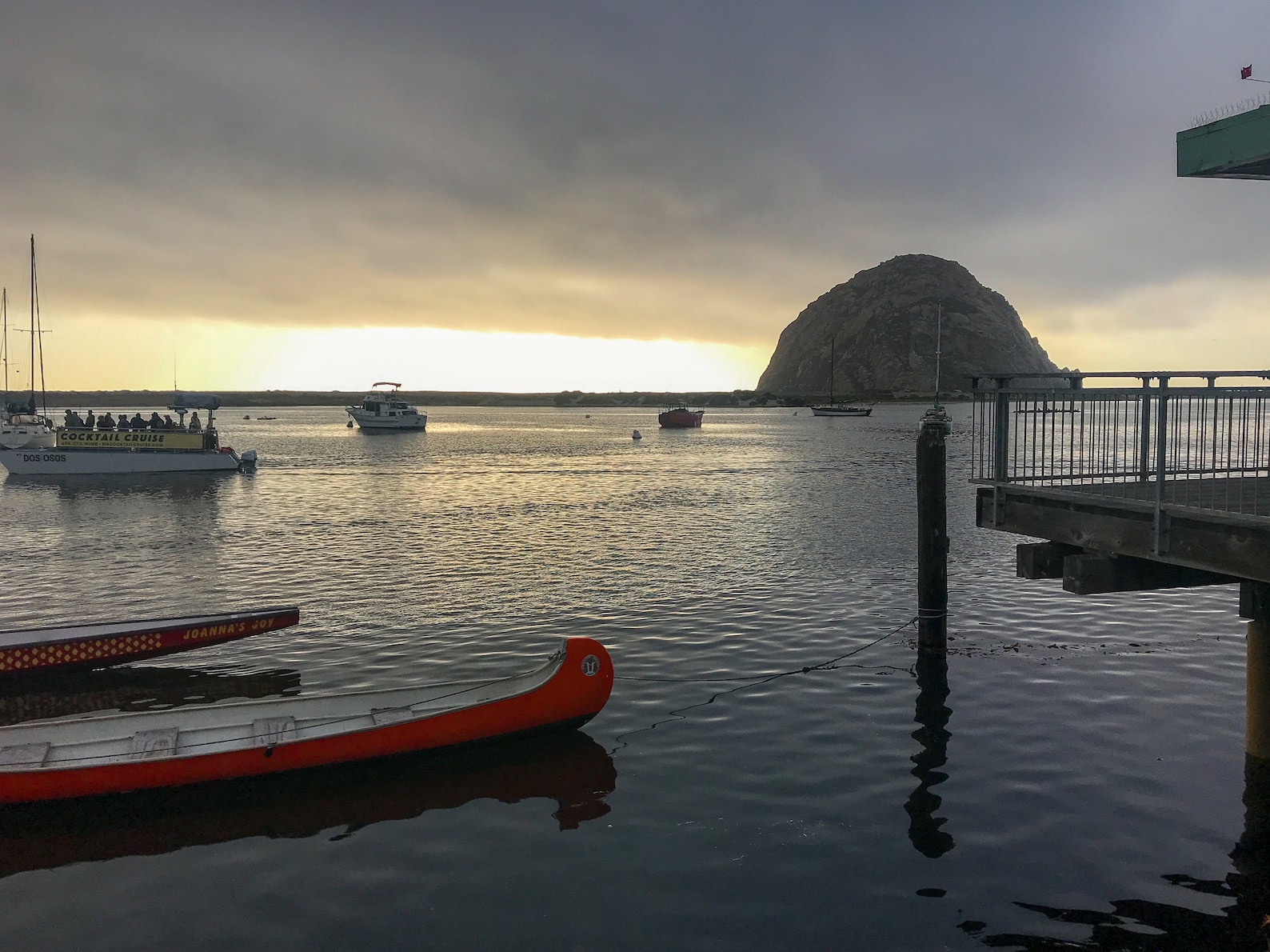 Morro Rock, a Massive Volcanic Plug on the Central Coast of California ...