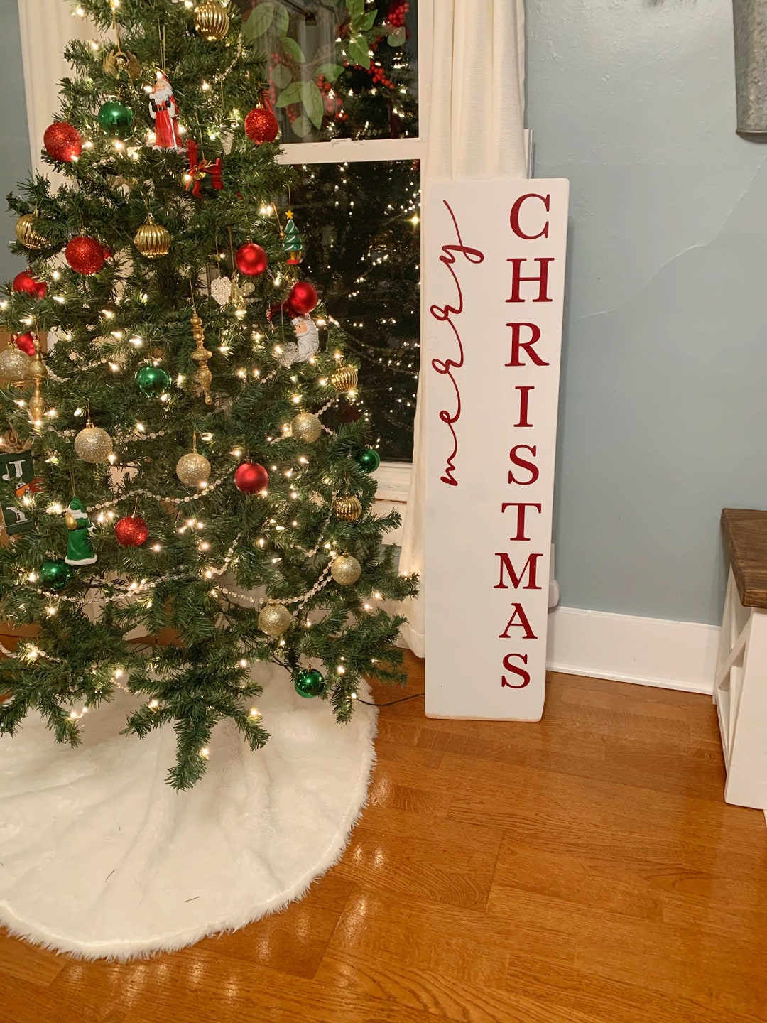 Christmas Home Sign Merry Christmas Porch Sign Holiday Porch - Etsy