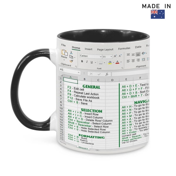 Excel Mug - Etsy Canada