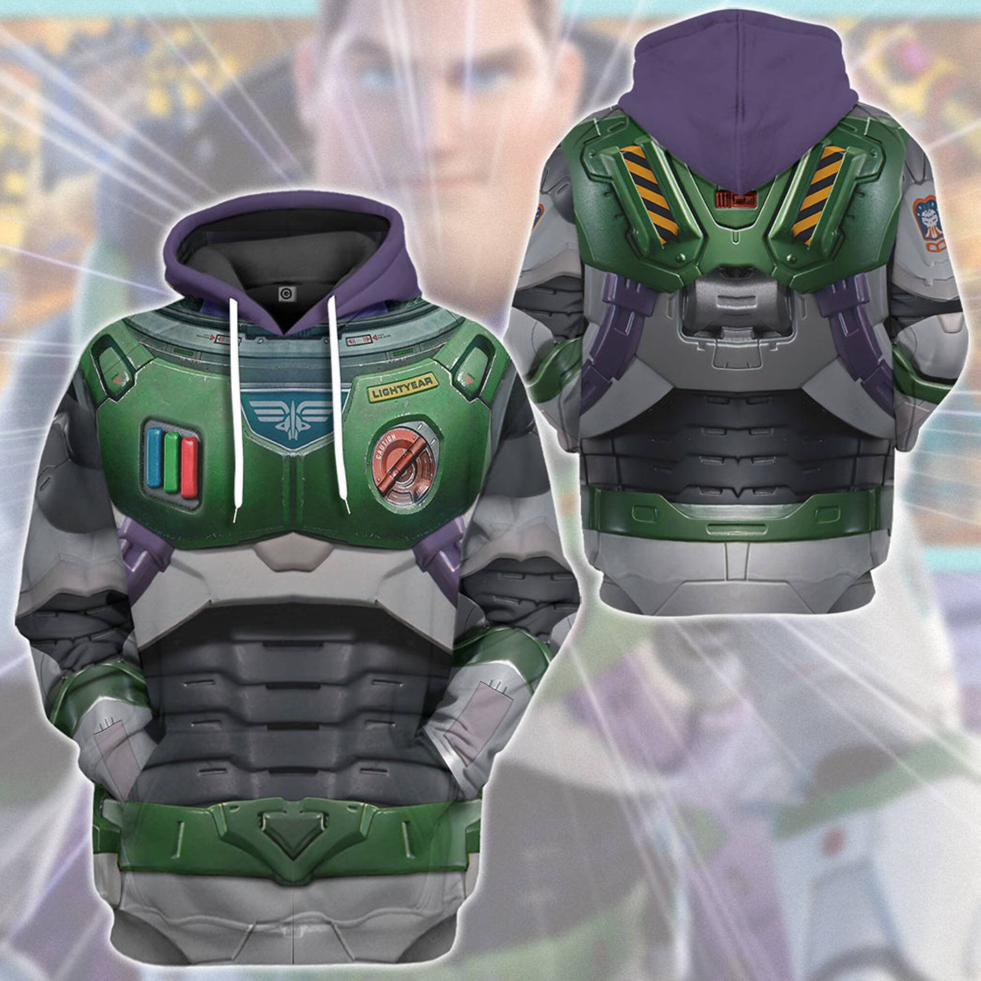Buzz Lightyear Toy Story 3D Hoodie, Costume Halloween Cosplay 3D Hoodie ...