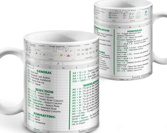 Excel Mug Shortcut - Etsy