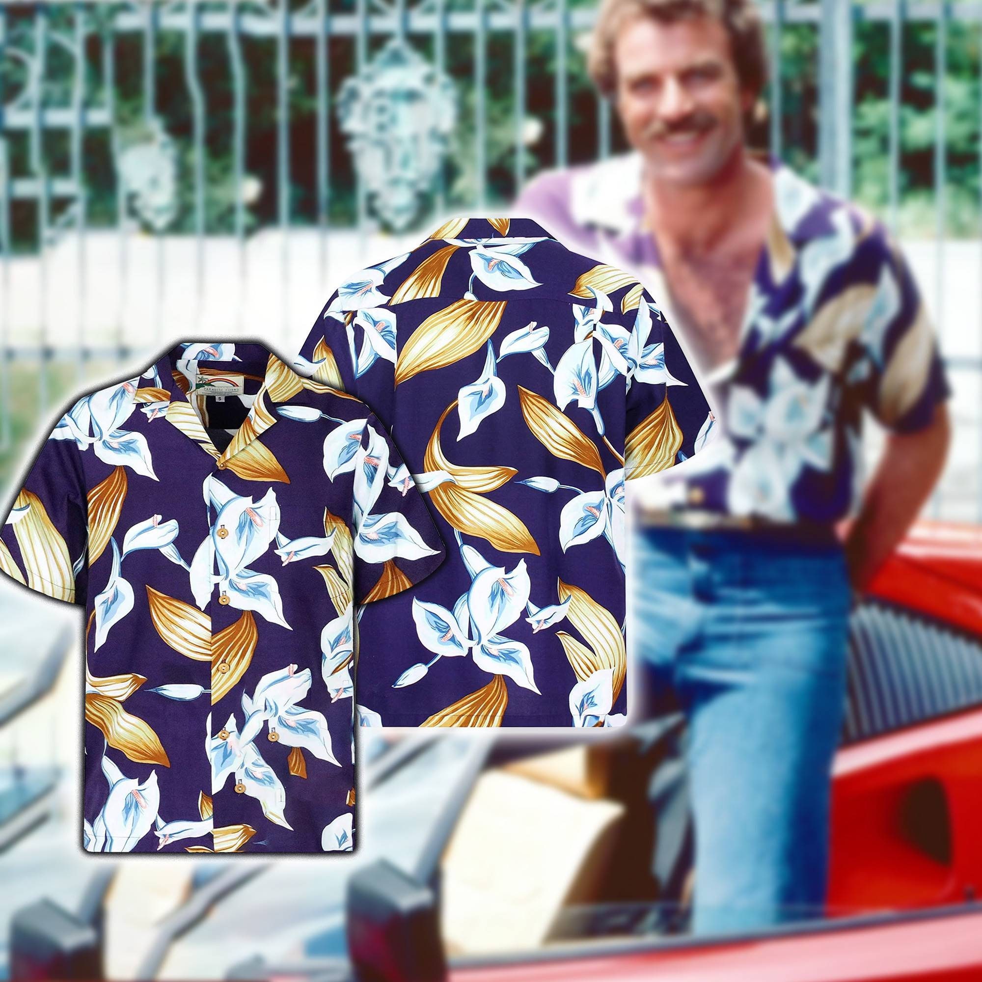 Tom Selleck Magnum Pi Halloween Costume