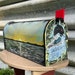 Hand Painted Mailbox, Medium Mailbox, Waterscape, Artistic, Unique ...