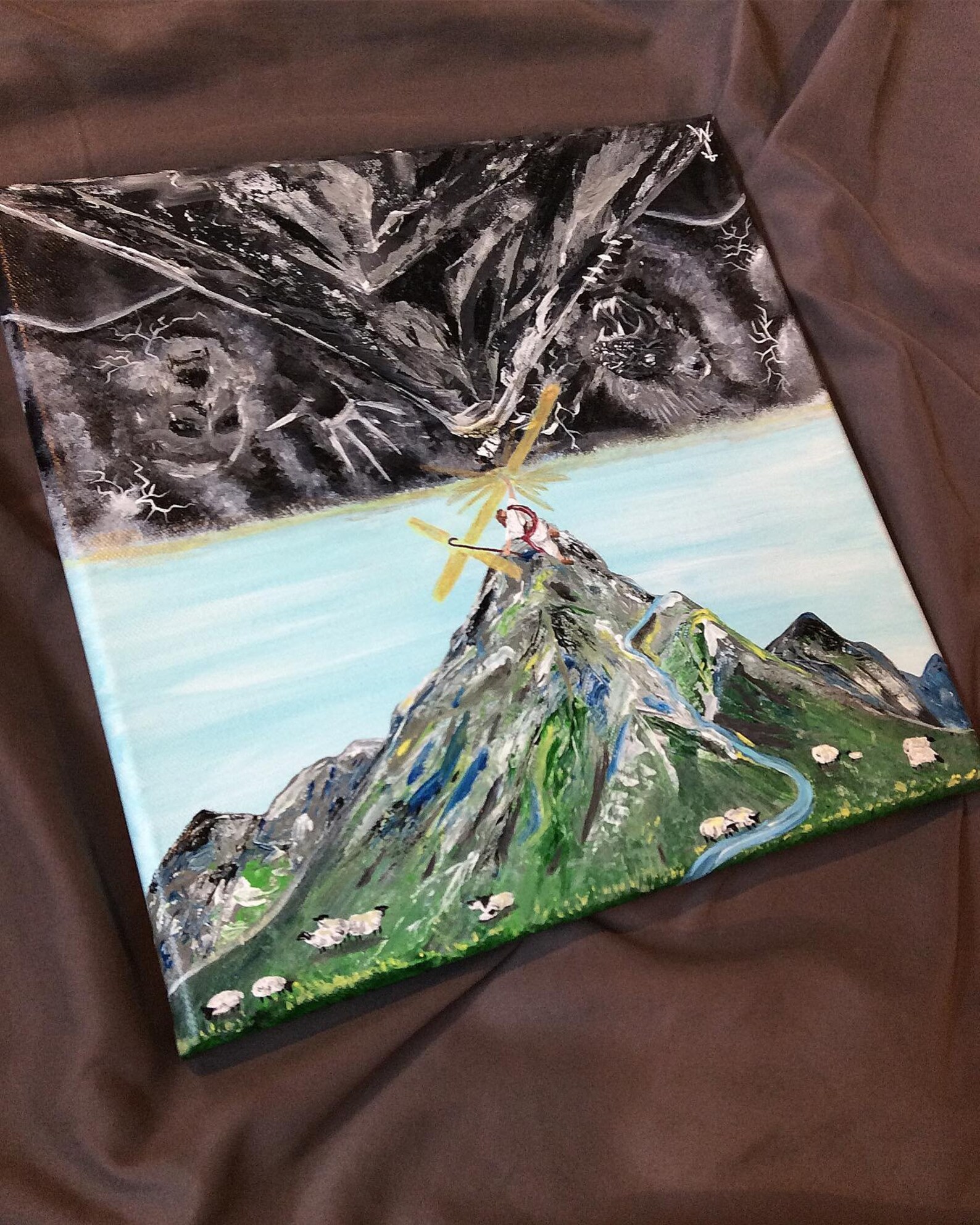 Cornerstone Art Print, Jesus, Bible Art, Religious Poster, Spiritual ...