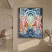 Isaiah 6 Art Print, Seraphim, Lion and the Lamb, Angel Art, Lion of ...