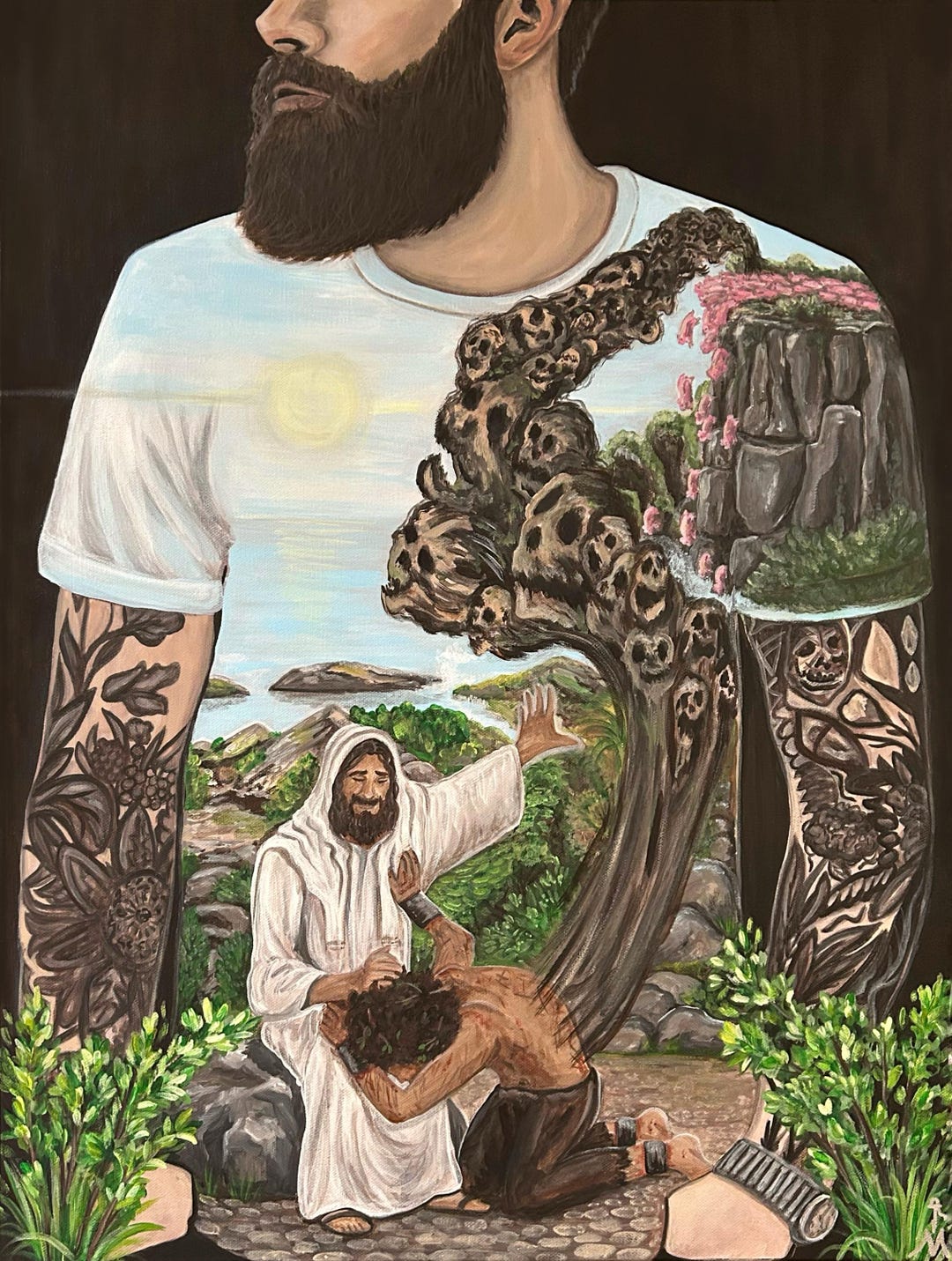 Deliverance Art Print, Jesus and the Demoniac, Demoniac of Gerasene ...