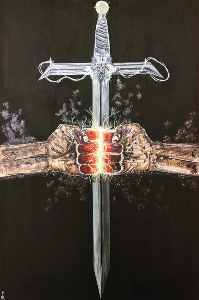 Iron Sharpens Iron Sword Poster Christian Poster Christian - Etsy