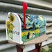 Hand Painted Mailbox, Medium Mailbox, Waterscape, Artistic, Unique ...