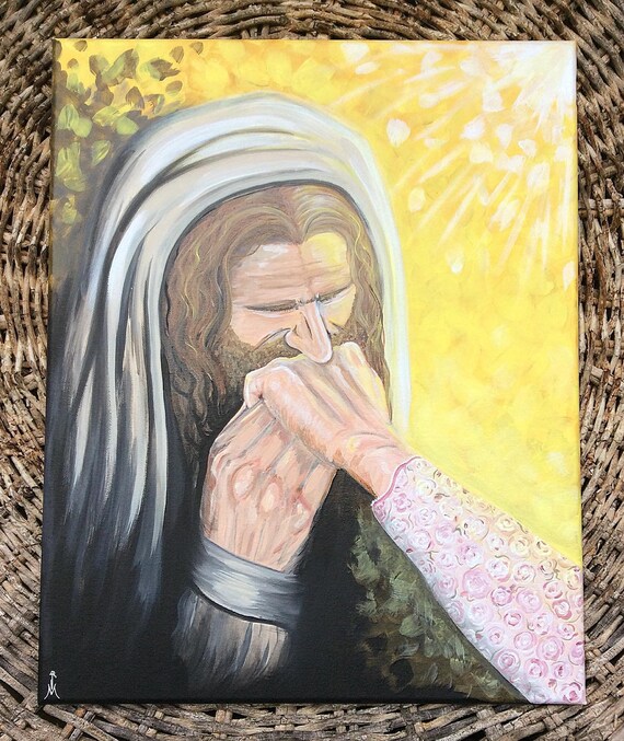 Jesus Painting Religious Art Jesus Christ Portrait Jesus - Etsy