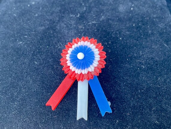 WWII Mothers Victory Red White and Blue Cockade Patri… - Gem