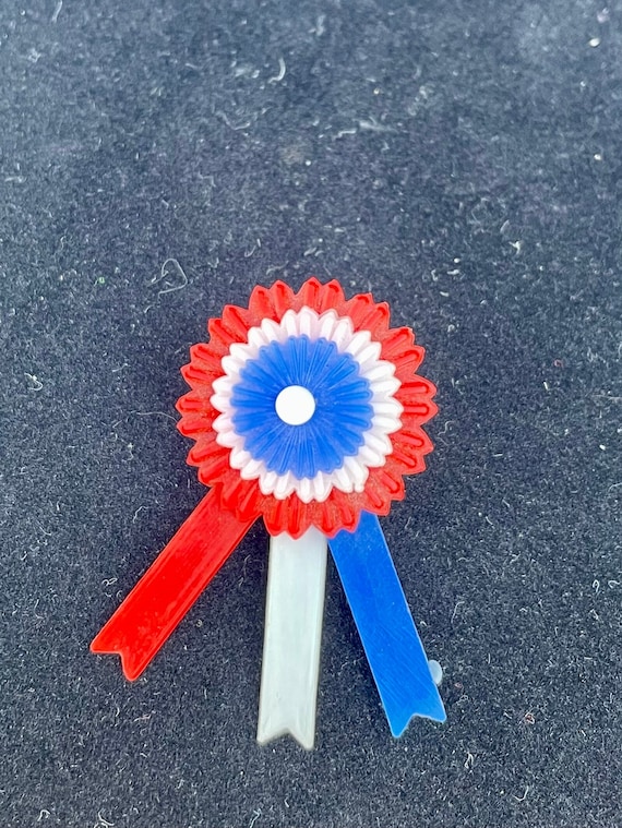 WWII Mothers Victory Red White and Blue Cockade Patri… - Gem