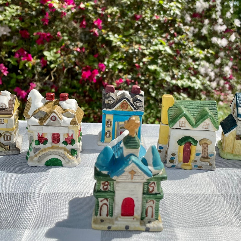 Ceramic Christmas Village - Etsy