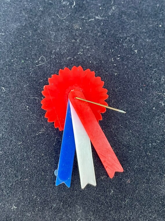 WWII Mothers Victory Red White and Blue Cockade Patri… - Gem