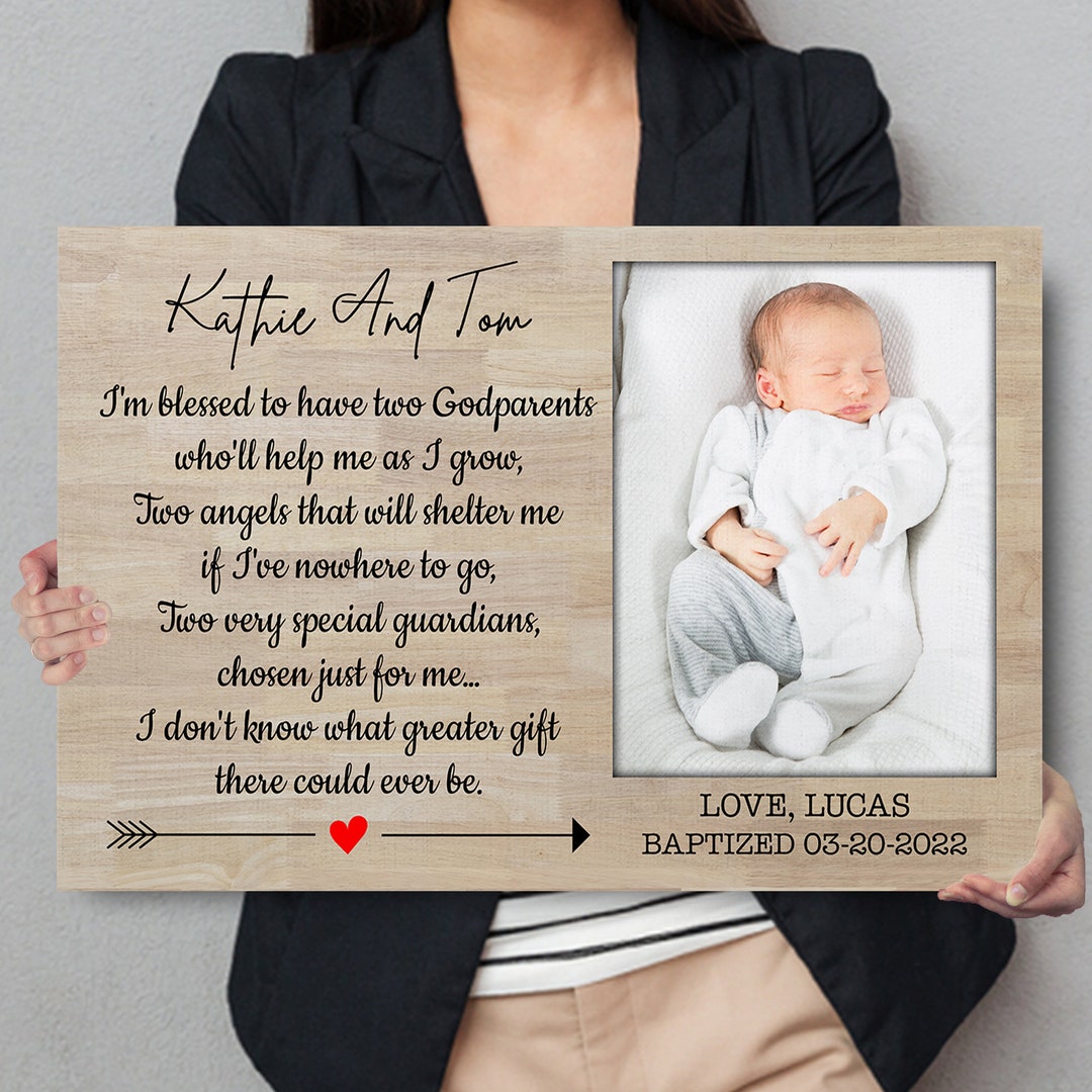 Personalized Godparent Gift, Thank You Gift for Godparents, Will You Be ...