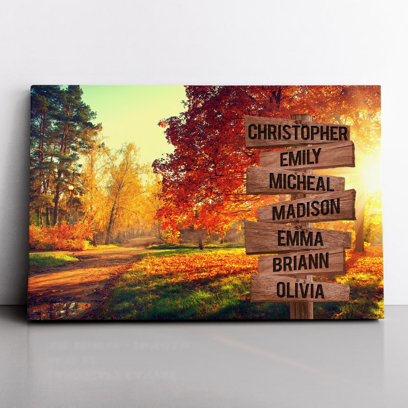 Family Fall Sign - Etsy