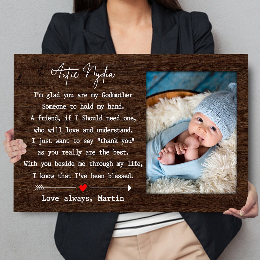 Personalized Godparent Gift, Thank You Gift for Godparents, Godmother ...
