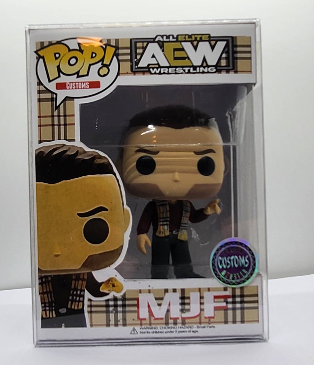 Custom Funko POP Mjf AEW Maxell Jacob Friedman PREORDER - Etsy