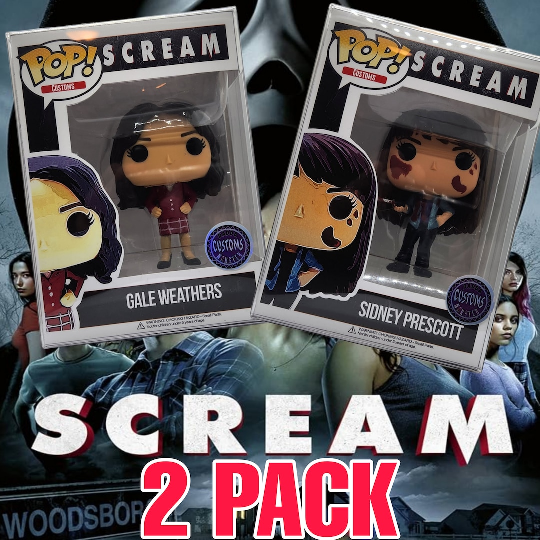 Custom Funko Pop Scream 2 Pack Sidney and Gale - Etsy