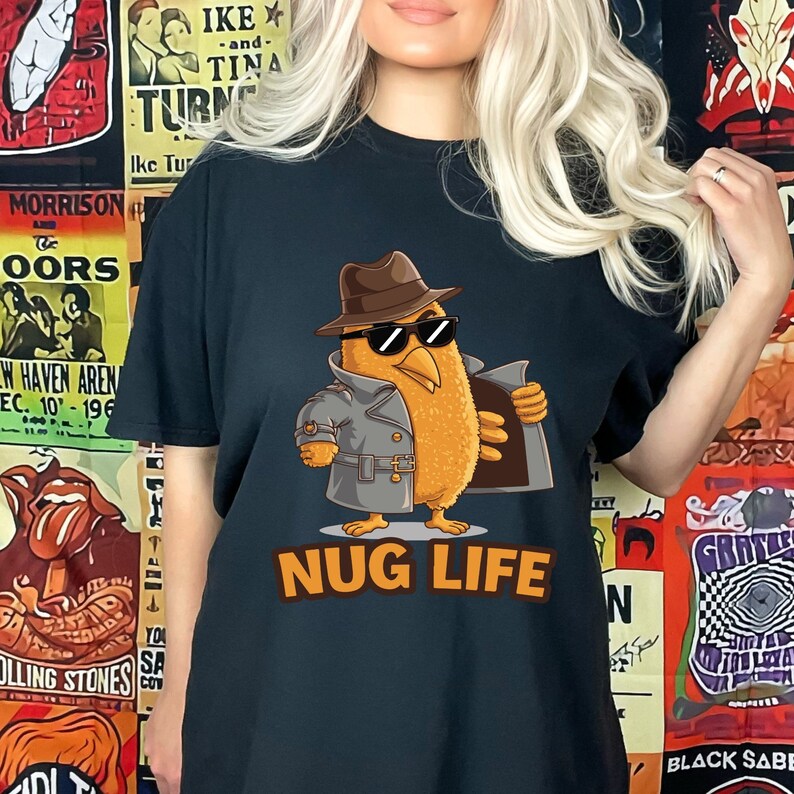 Nug Life Tee SVG Chicken Nugget Pngfor Men Women Kid's - Etsy