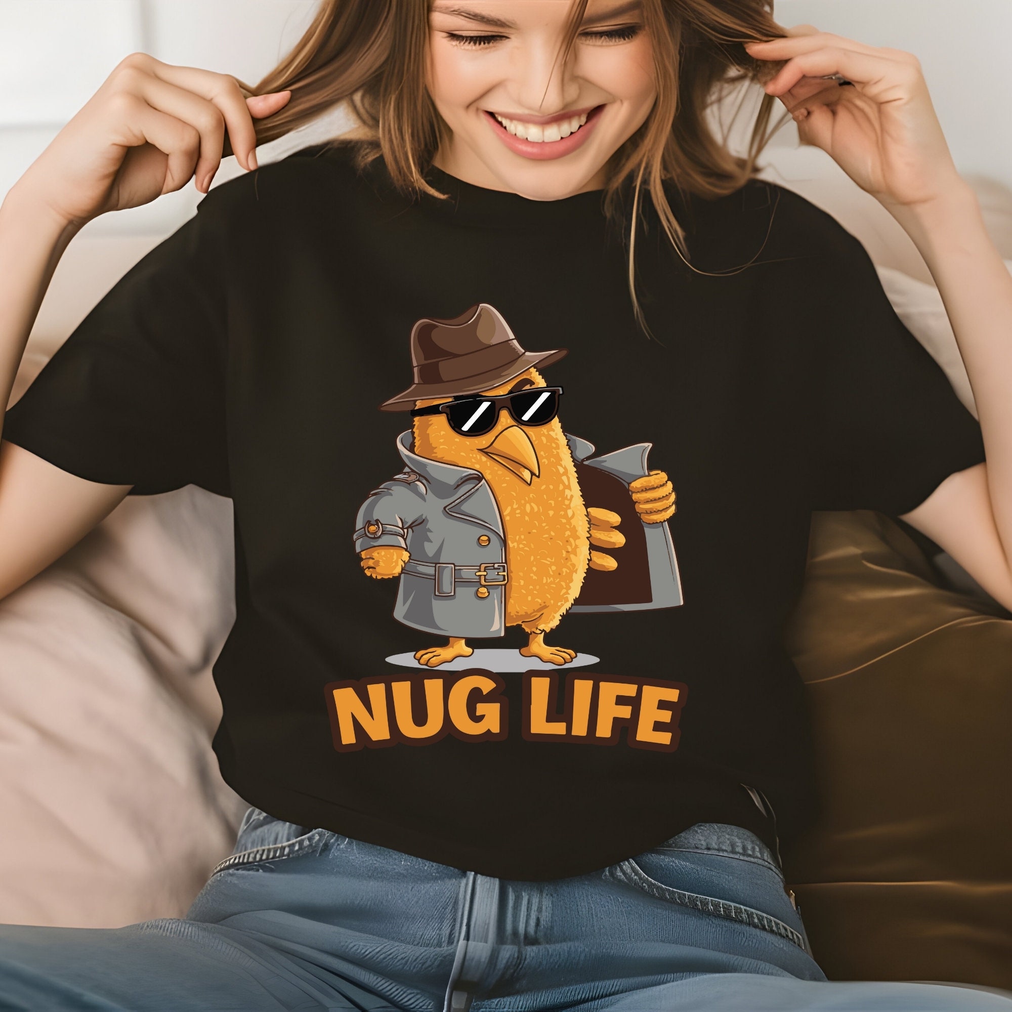 Nug Life Tee SVG Chicken Nugget Pngfor Men Women Kid's - Etsy