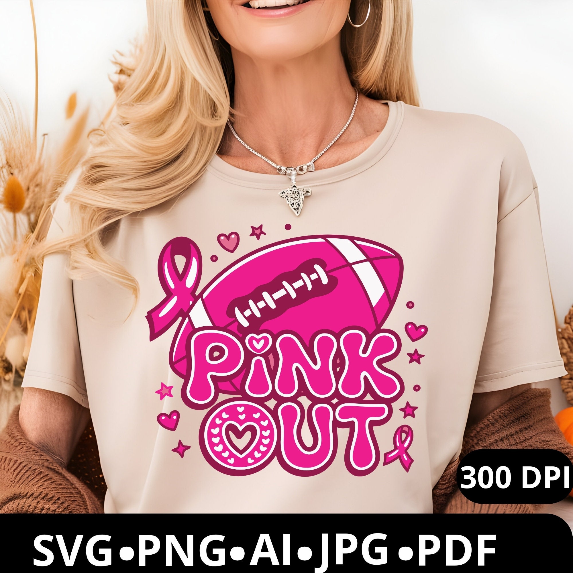 Football Pink Out Png, Pink Out Breast Cancer Awareness Football Pink ...