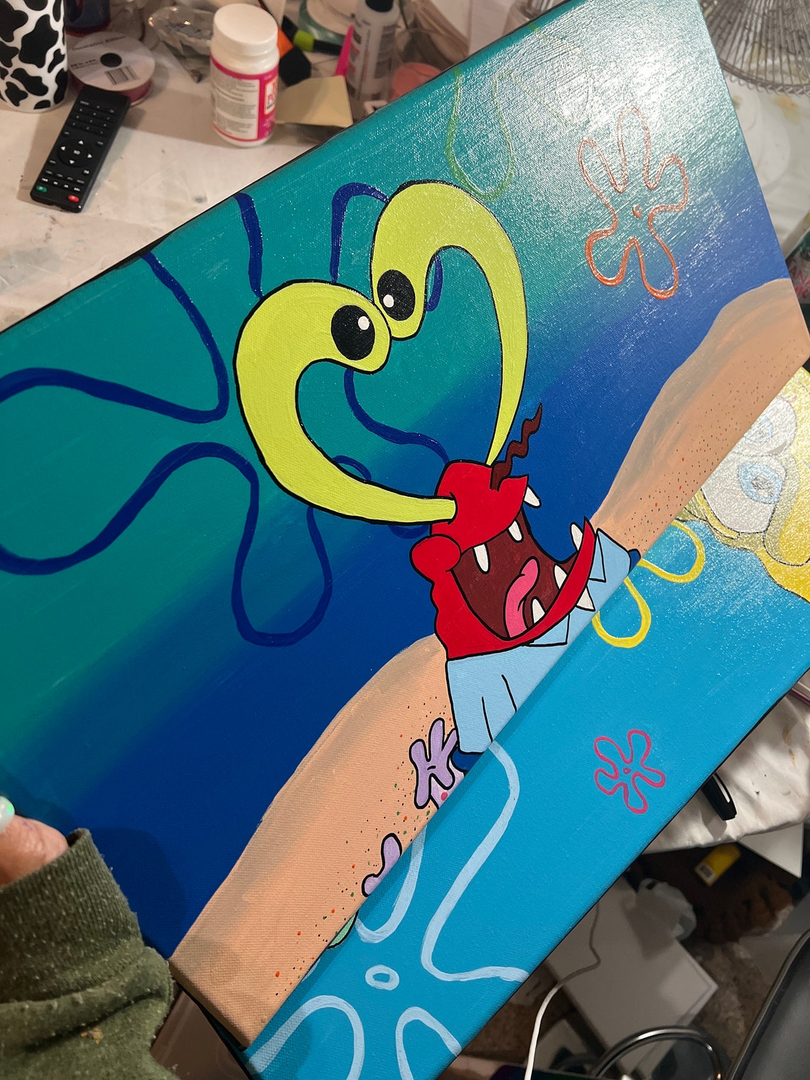 Sponge Scenes 12x24 - Etsy