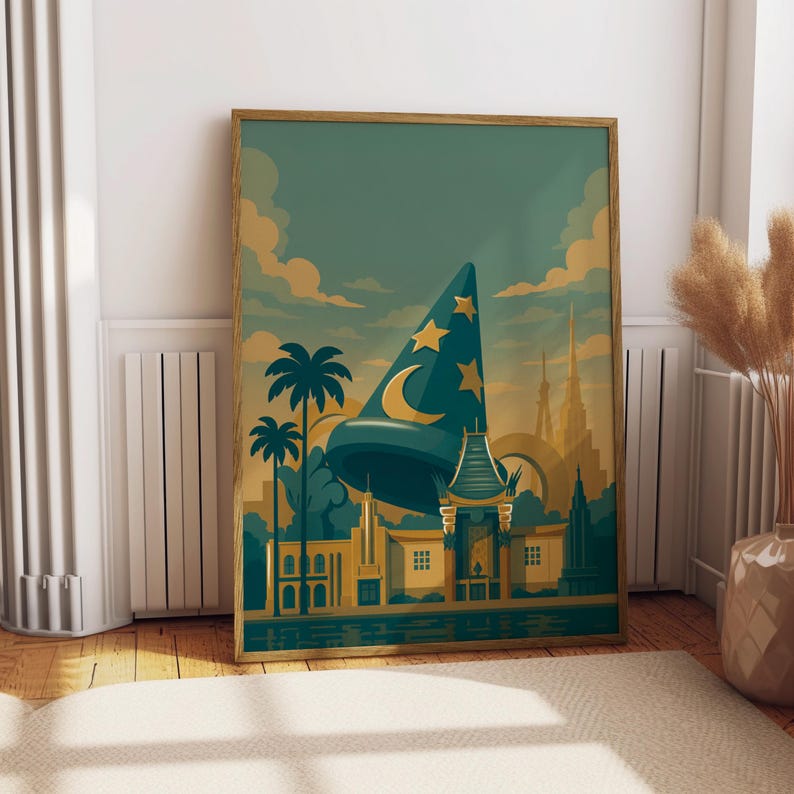 WDW Poster Set of 4 | Retro Digital Download Bundle - Etsy