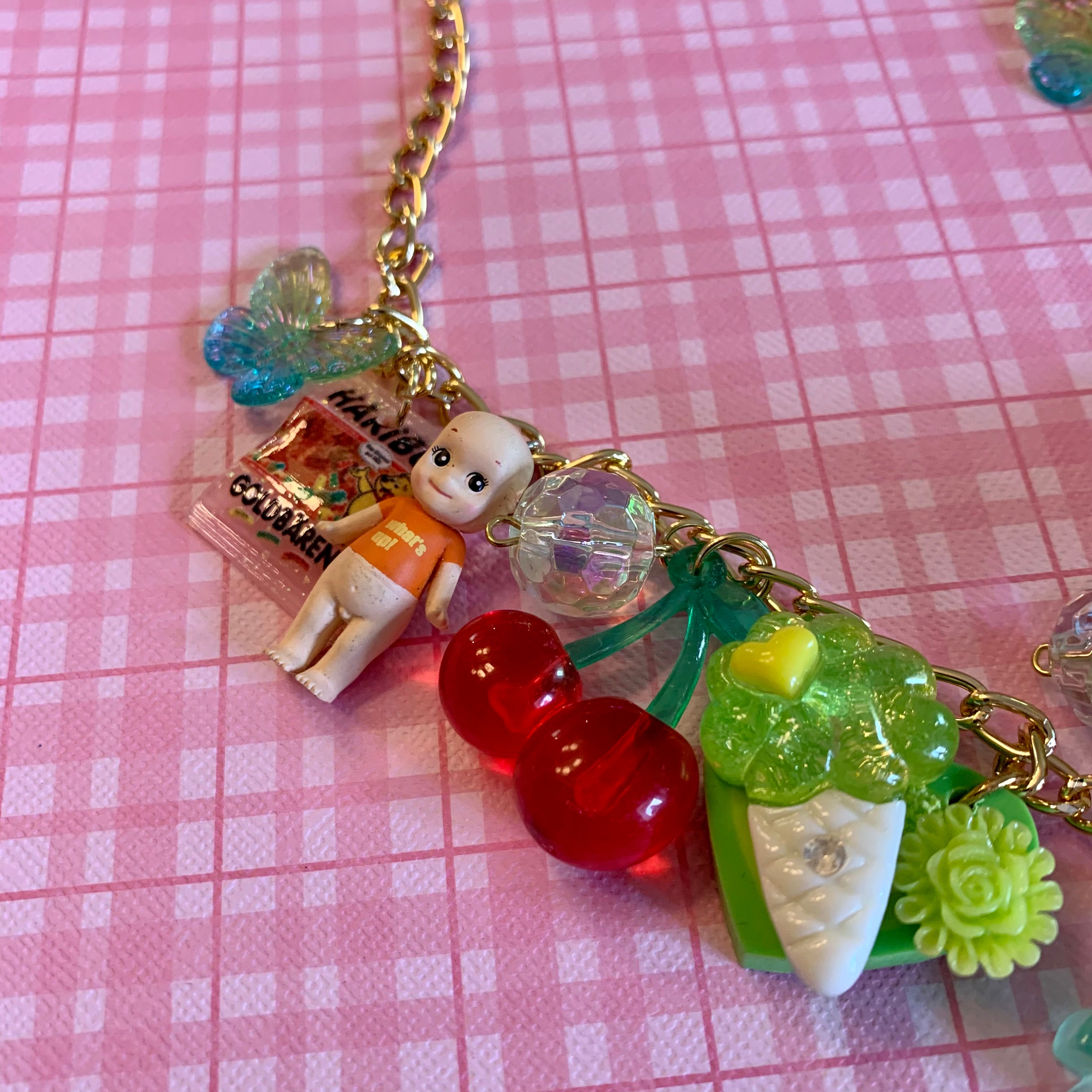 Jelly Custard Pudding Charm Necklace Kawaii Japan Desert Inspired Deco ...