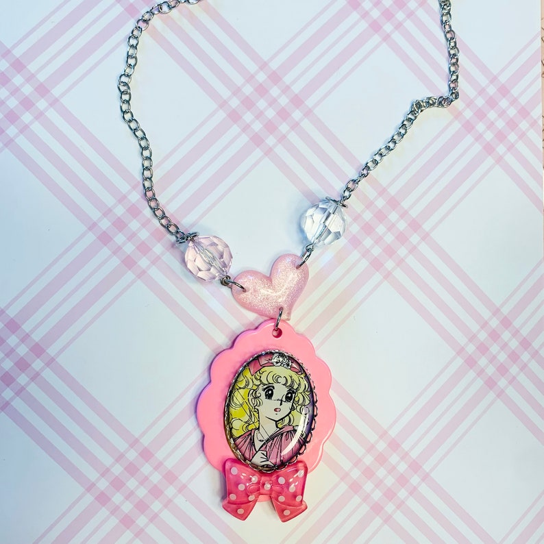 Kawaii Dolly Pastel Fairy Kei Necklace Candy Candy Anime Manga Decora ...