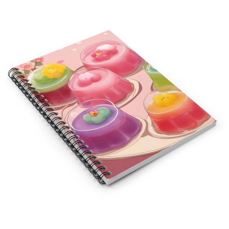 Pastel Jelly Cake Dessert Kawaii Japan Sweets Spiral Notebook - Ruled ...