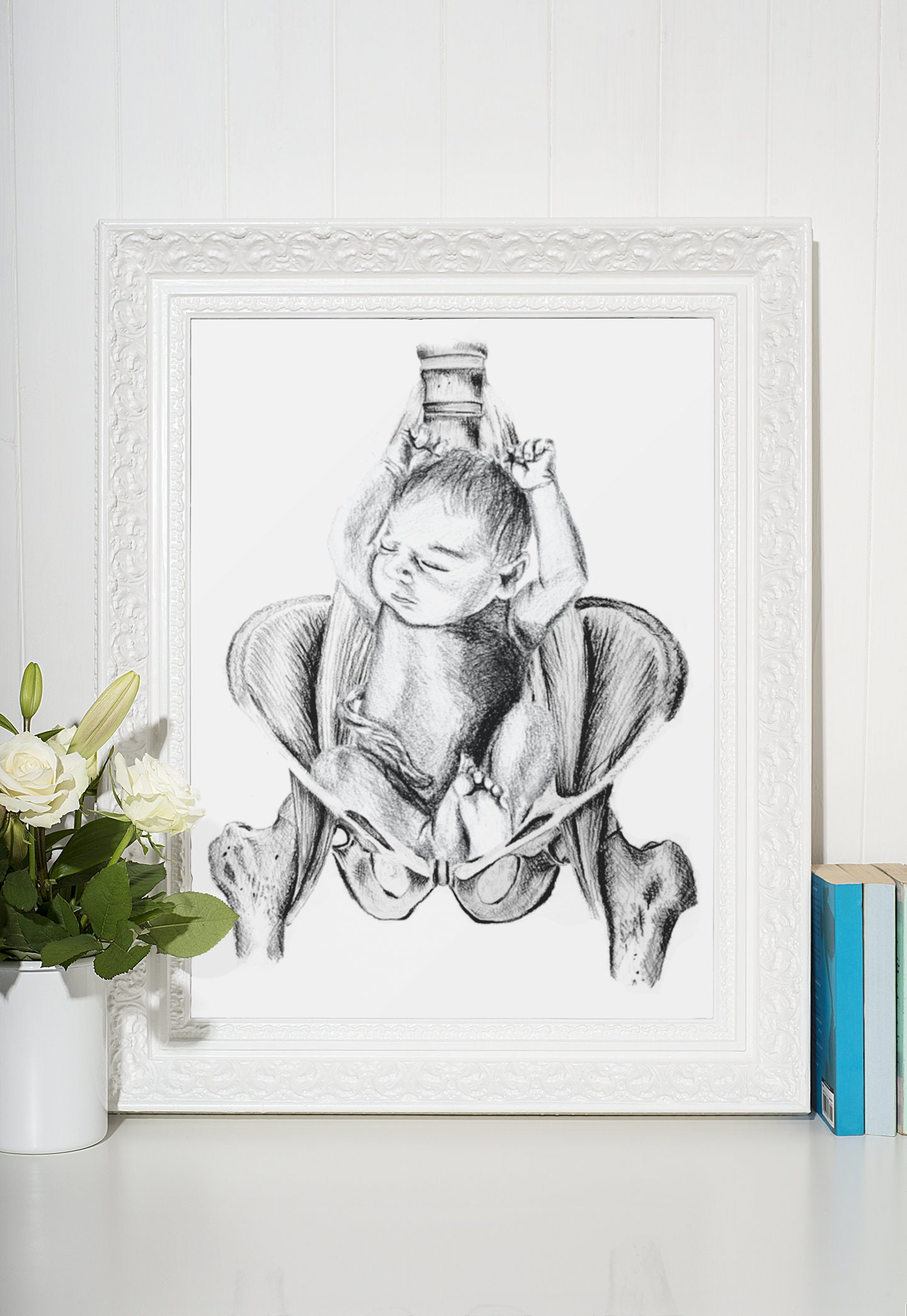 Breech Presentation Two: Birth/doula Art Printable - Etsy