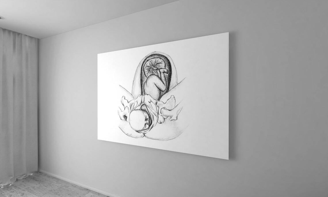 Cardinal Movements of Labor Series Set of Five Prints Birth/doula ...