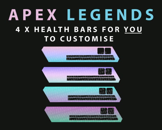 Apex Legends Customisable HUD Health Bar Pastel Iridescent - Etsy Apex Legends Customisable HUD Health Bar Pastel Iridescent - Etsy